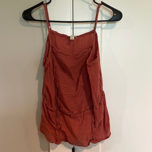 hinge | Tops | Burnt Orange Top | Poshmark